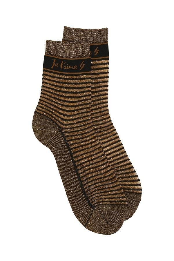 GESTUZ - Ginger Bread Socks - Brun